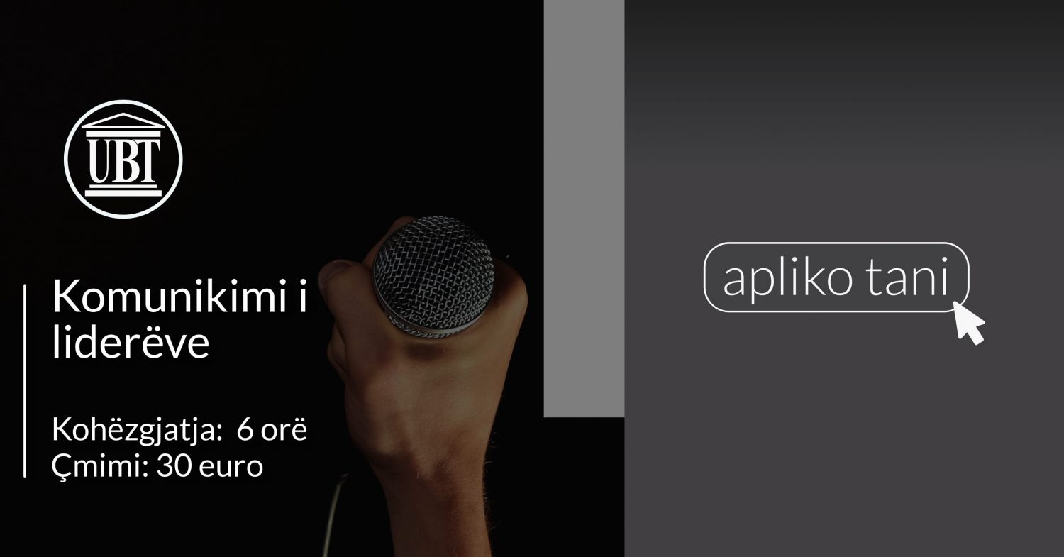 Komunikimi i liderëve - UBT Professional School